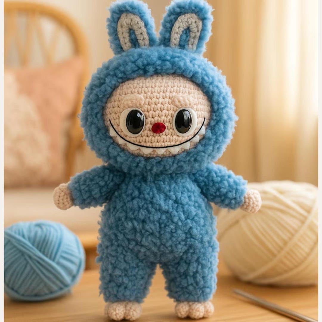 Amigurumi Labubu Crochet Pattern | Crochet Labubu Pattern | Smiling ...