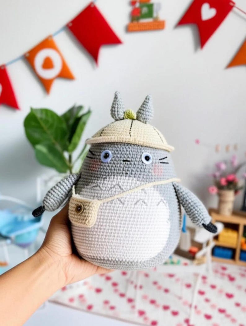 Totoro Crochet Pattern | Totoro Amigurumi Pattern | Amigurumi Totoro ...