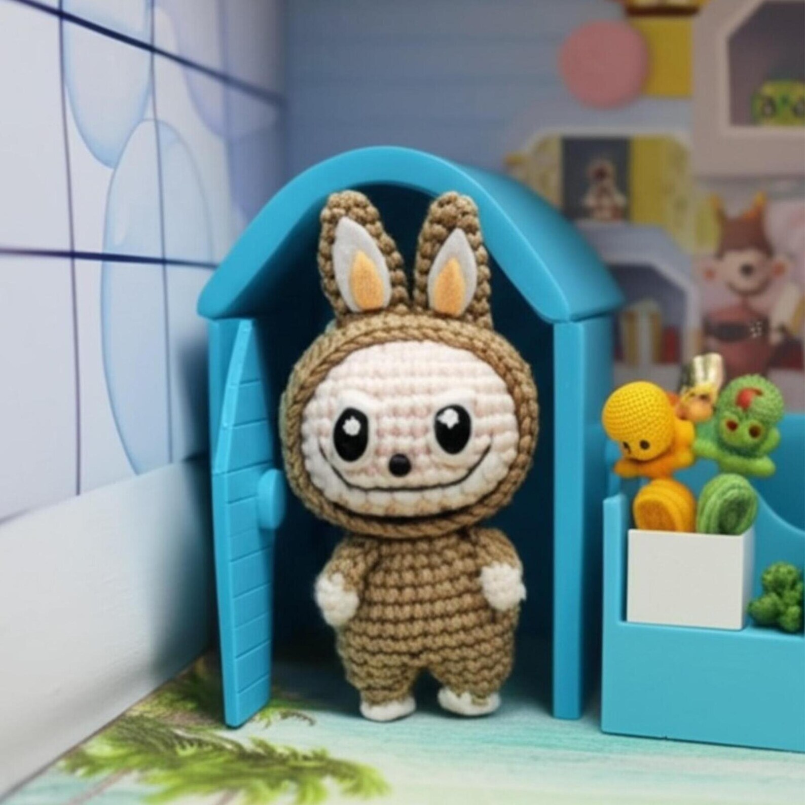 Amigurumi Labubu Crochet Pattern | Crochet Labubu Pattern | Labubu Doll ...