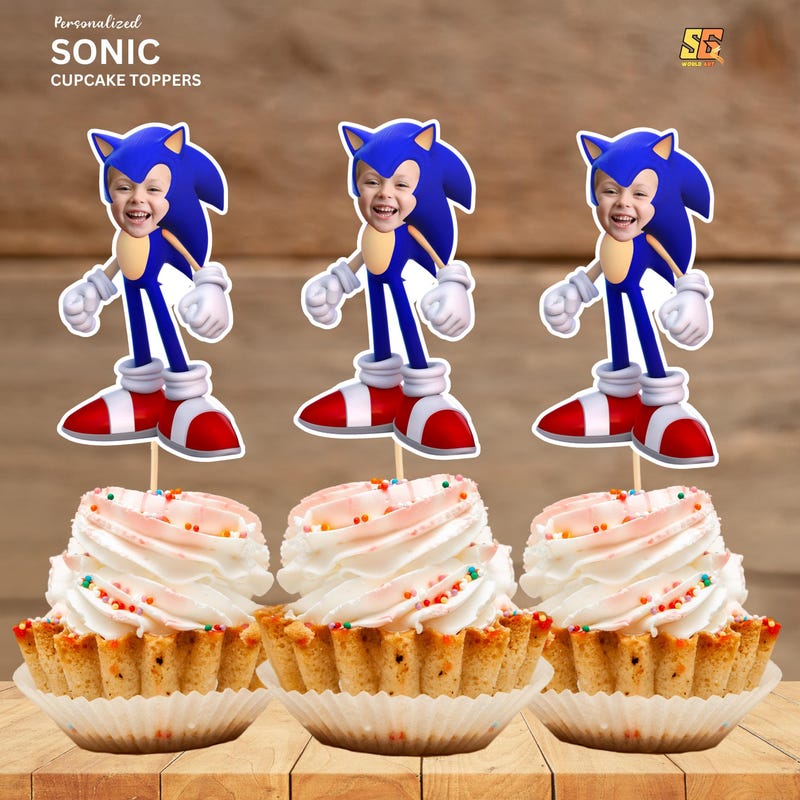 Sonic Custom Face - Etsy
