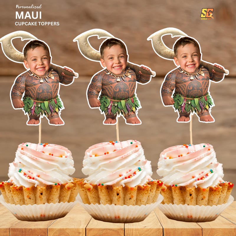 Personalized Maui Cupcake - Etsy