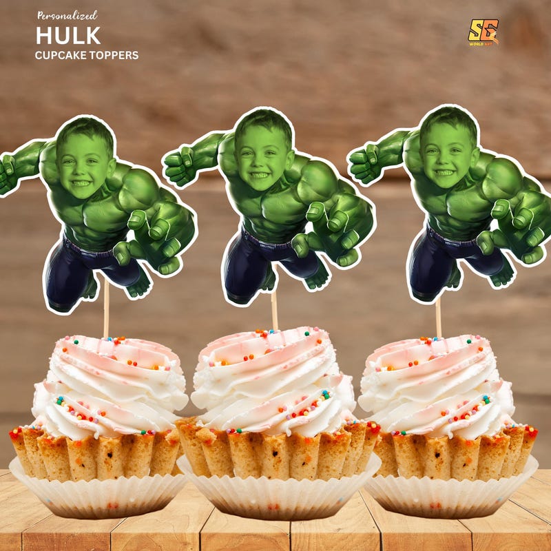 Hulk Cake Topper - Etsy