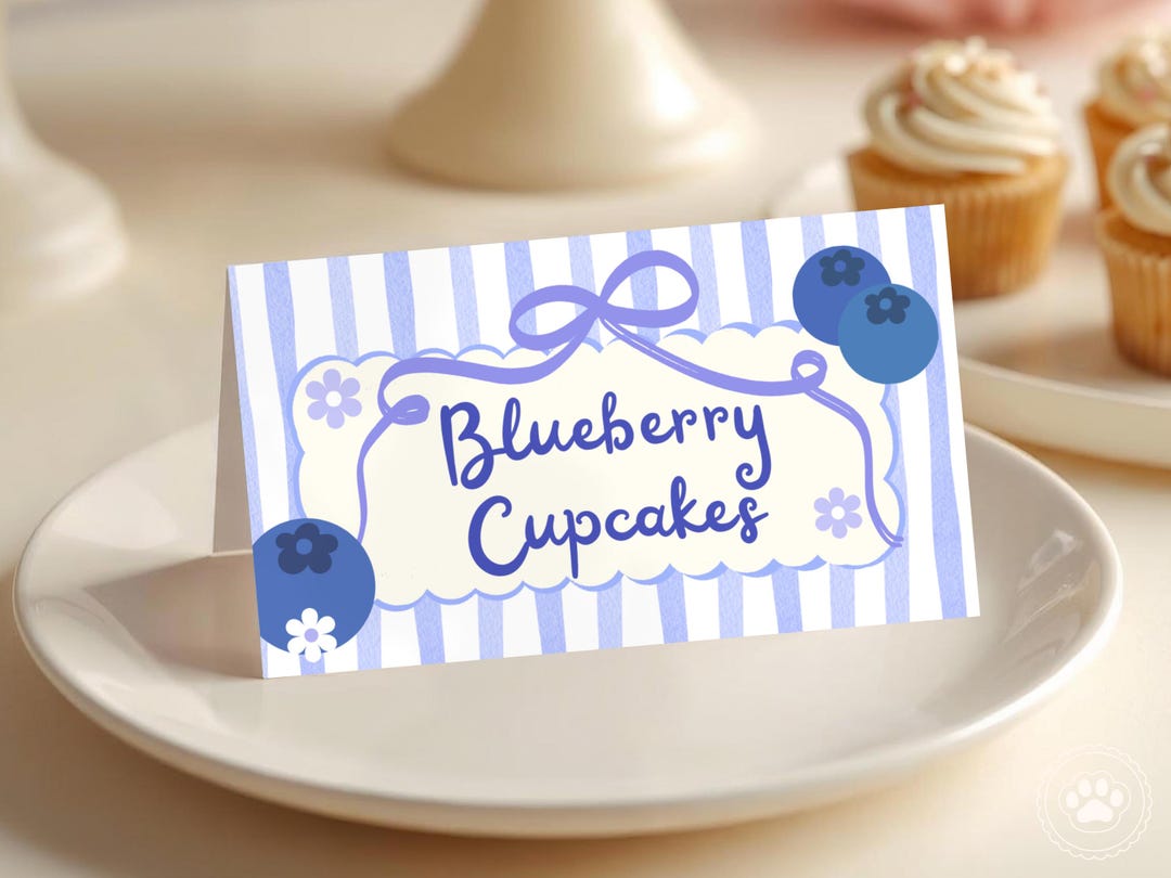 Editable Food Labels, Baby Shower Tent Card, Berry Sweet Party Name ...