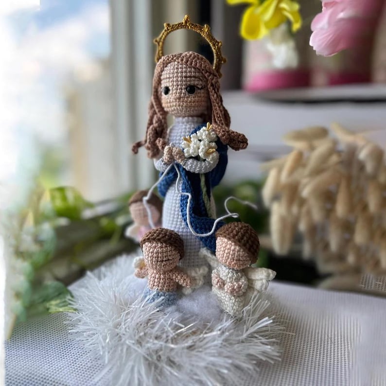 Handmade Holy Family Crochet Doll, Jesus Christ Crochet Doll, Christian ...