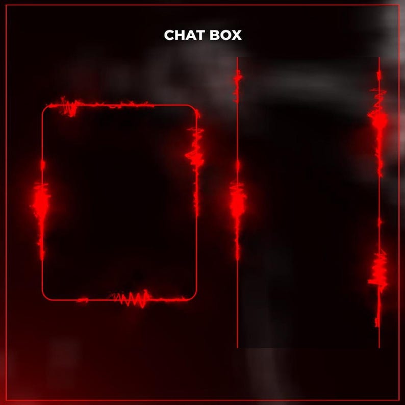 Stream Overlay Red Pack: Animated Neon Twitch Panels, Alerts, Banners ...