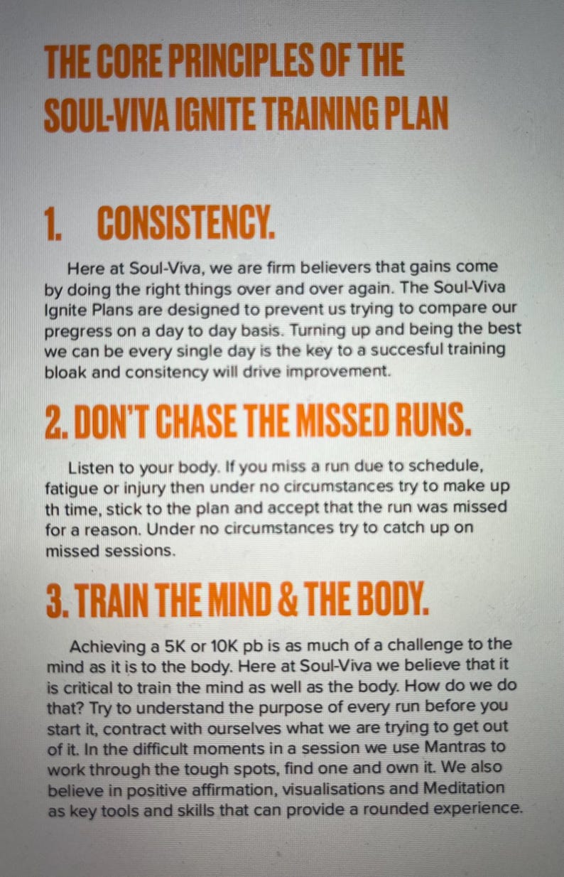 Soul-viva IGNITE Marathon Training Plan 16 Weeks - Etsy Australia