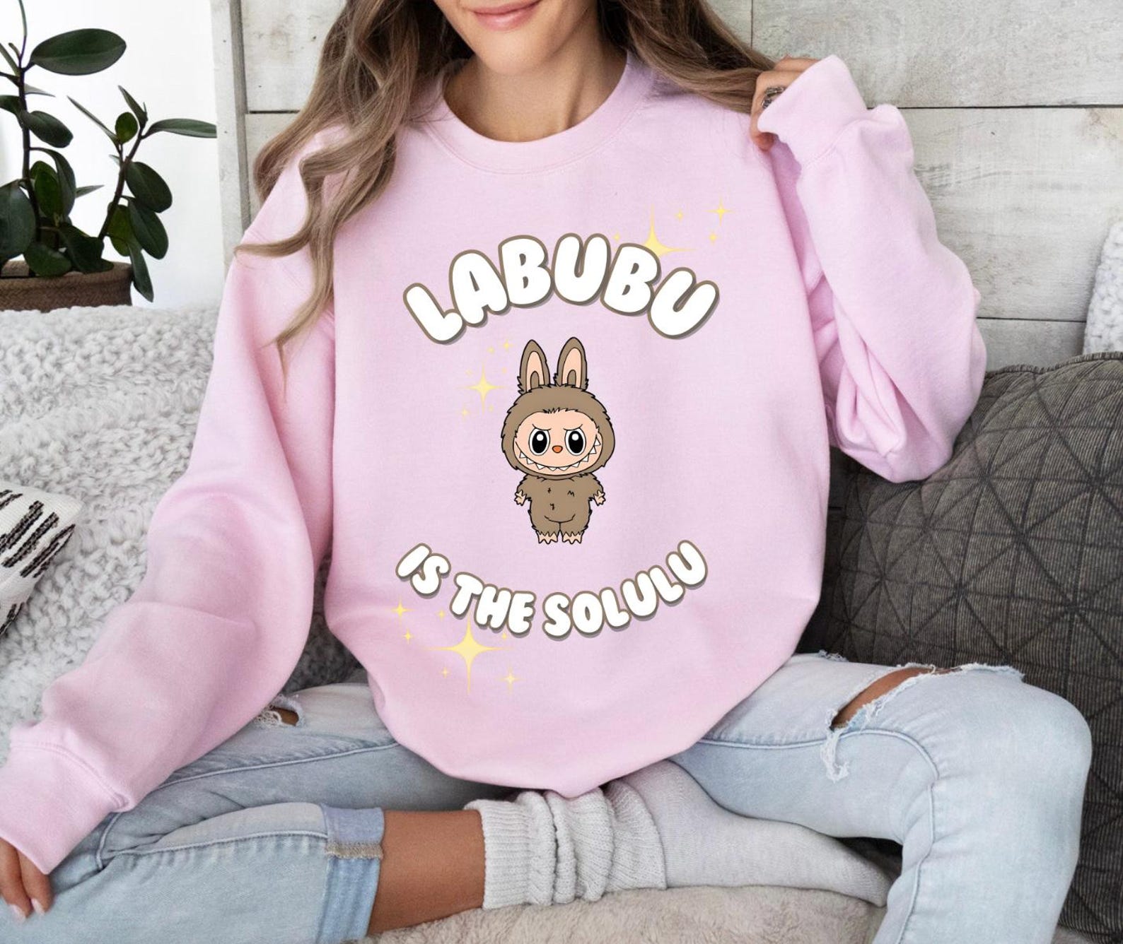 Labubu Design PNG, Labubu Graphic Tee, Labubu Monster, Labubu is the ...
