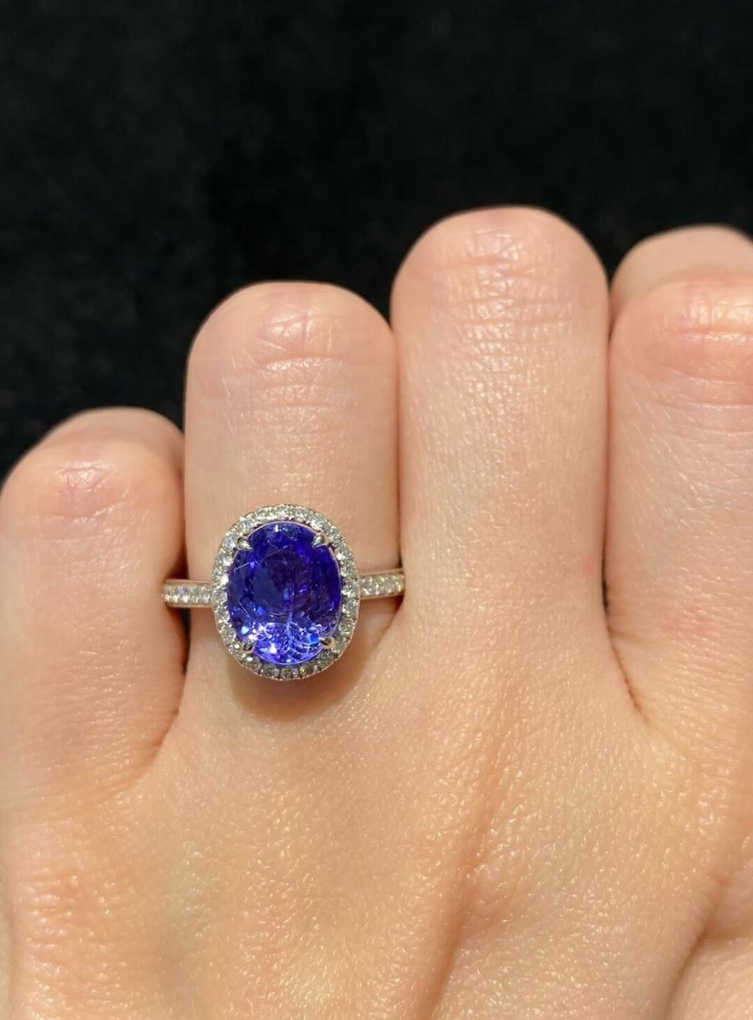 Vintage Design Blue Sapphire Antique Ring, Sterling Silver Engagement ...