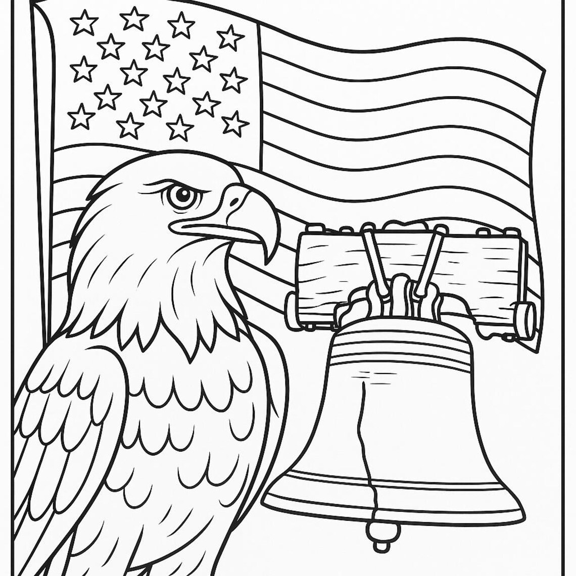 Fourth of July Coloring Pages for Kids – Patriotic 4th of July Activity ...