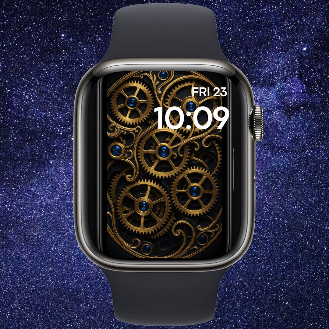 Skeleton Watchface Set – Royal Skeletons | Apple Watch Wallpaper (gold ...