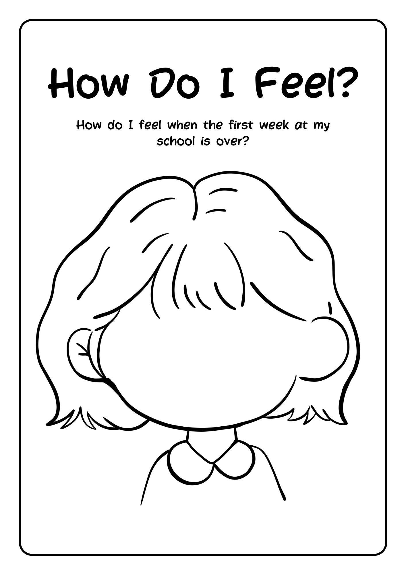 Feelings and Emotions Worksheets - Etsy