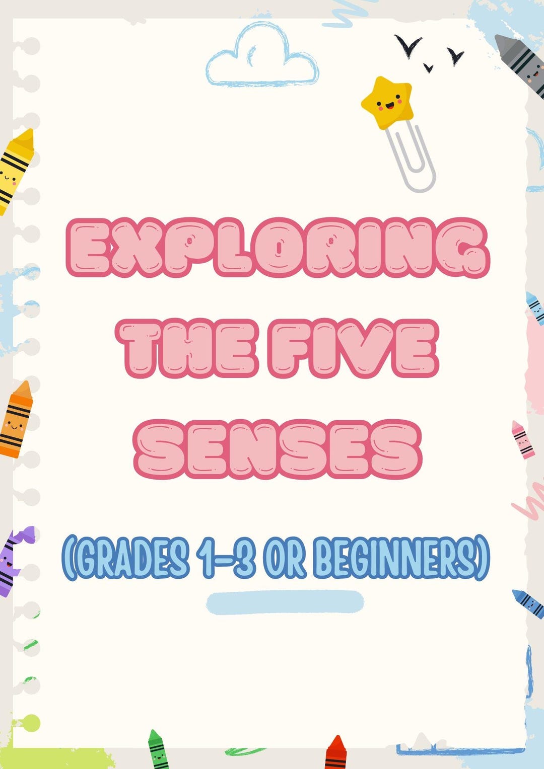 Exploring Five Senses - Etsy