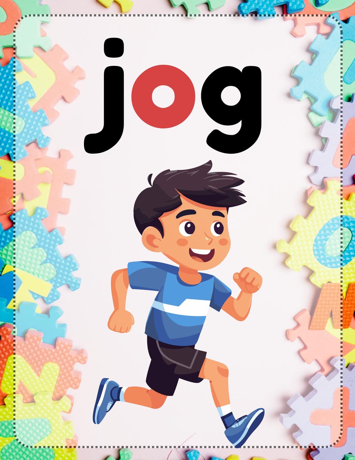 A4 Sizes Printable CVC Short O in Colorful Photos and Words - Etsy