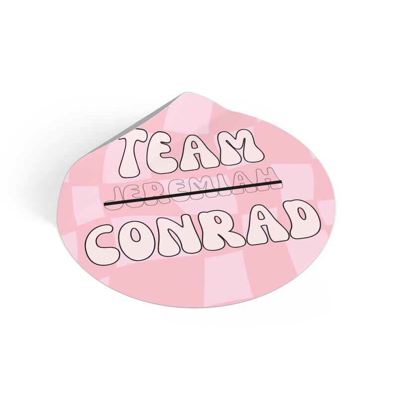 Team Conrad Sticker, the Summer I Turned Pretty Vinyl Decal - Etsy
