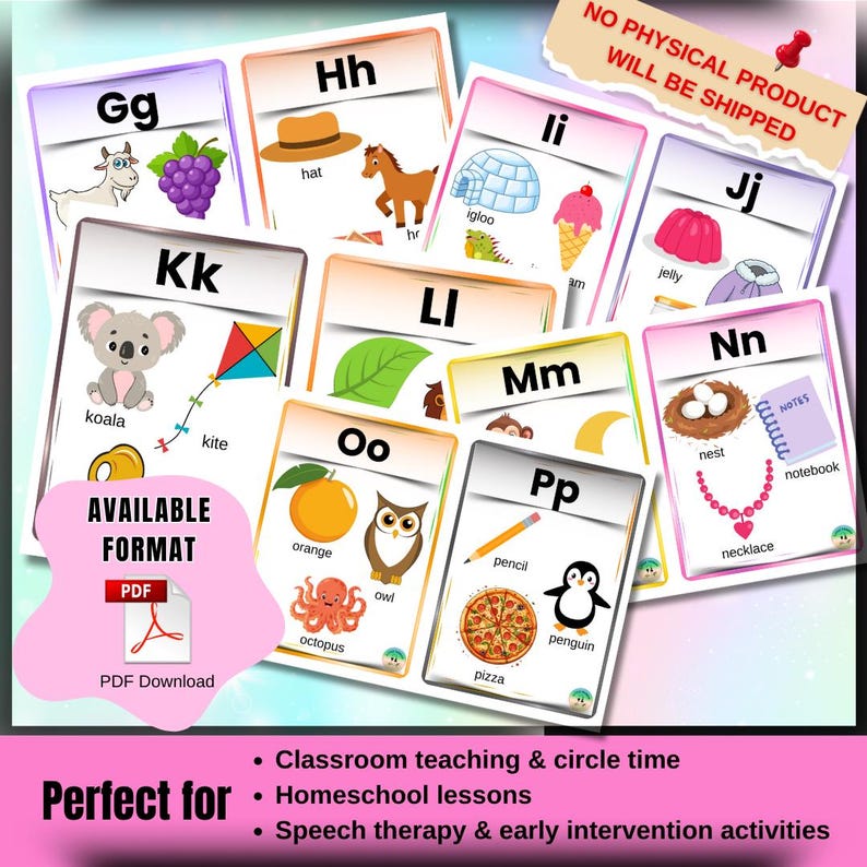 High-quality Alphabet Flashcards| Phonics Cards | Best ABC Flashcards ...