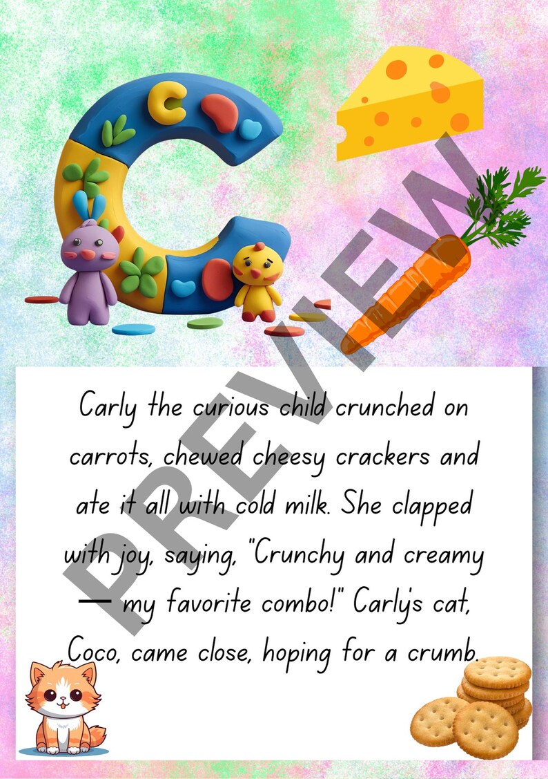 ABC Letter Stories | Alphabet Stories (PDF) | Educational Phonics ...