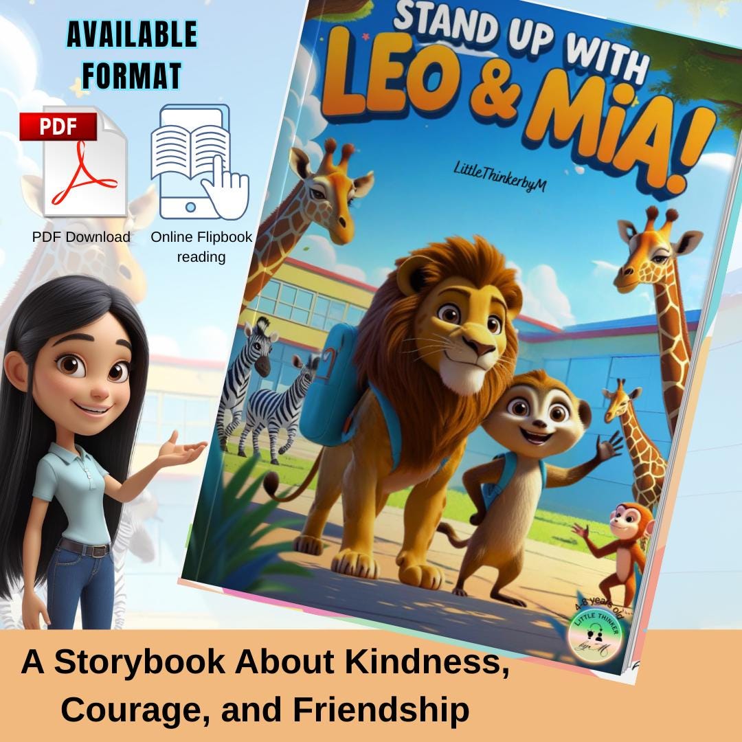 Kindness Storybook: Stand up With Leo & Mia - Anti-bullying (PDF ...