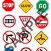Road and Traffic Signs Matching Chart (2) (PDF) - Etsy