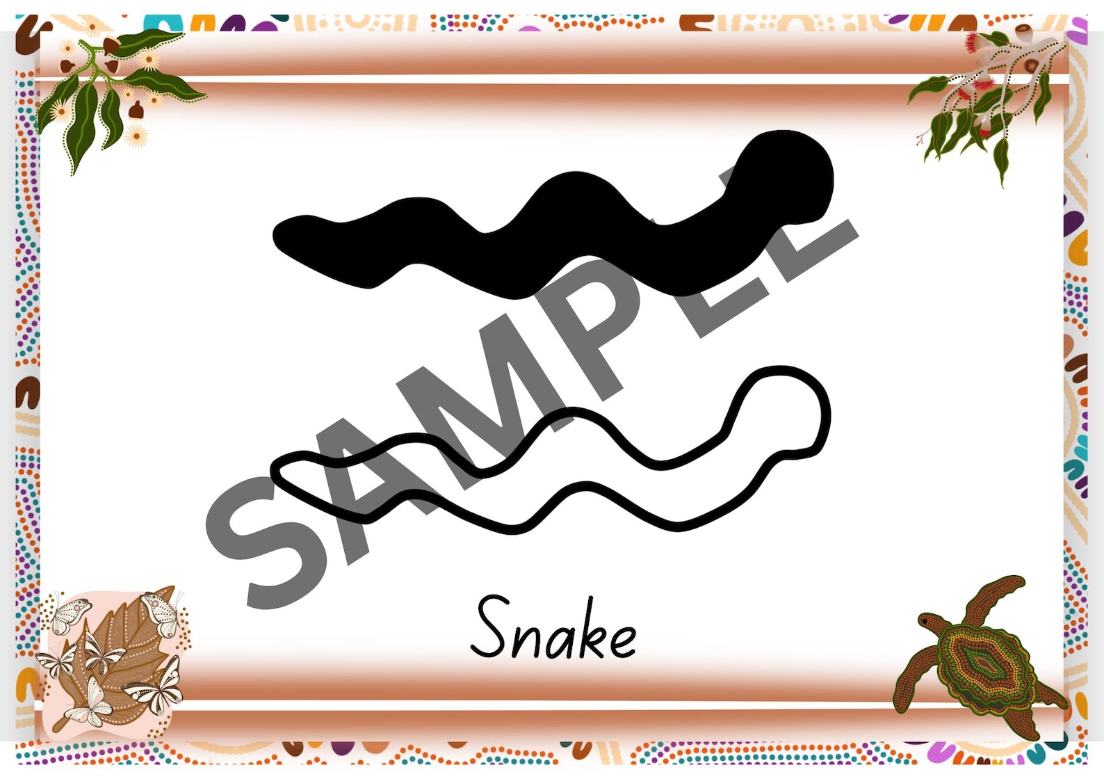 Indigenous Playdough Mats | Aboriginal Symbols Printable | Australian ...