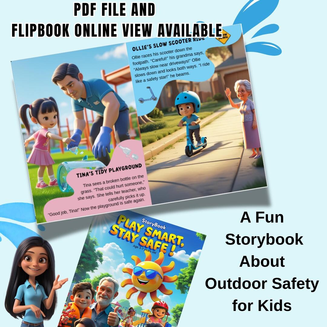 Play Smart, Stay Safe! | Outdoor Safety Storybook for Kids (PDF ...