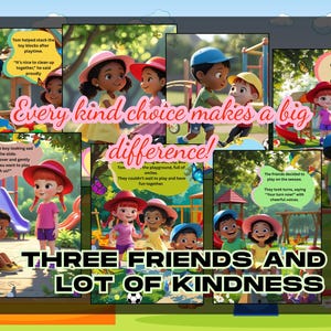 Kindness and Manners Storybook for Kids | Children's Playground Story ...