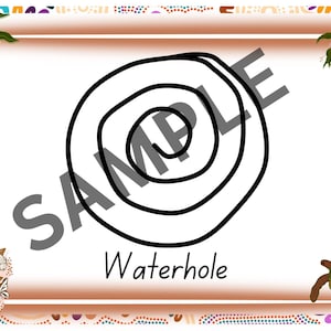 Indigenous Playdough Mats | Aboriginal Symbols Printable | Australian ...