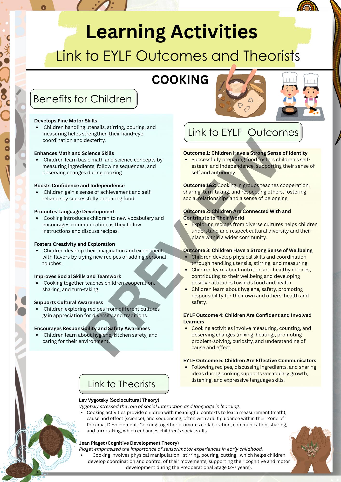EYLF 2.0 Resource Bundle: Early Childhood Education, Theorists ...