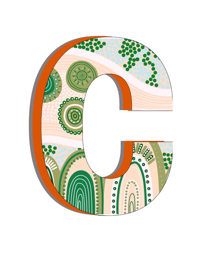 Aboriginal Art Alphabet Letters | First Nations Indigenous Classroom ...