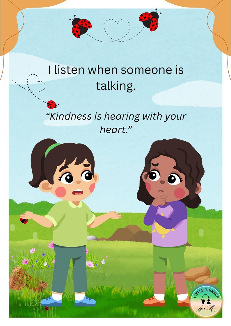 Kindness Flashcards for Kids: 35 Printable Social Emotional Learning ...