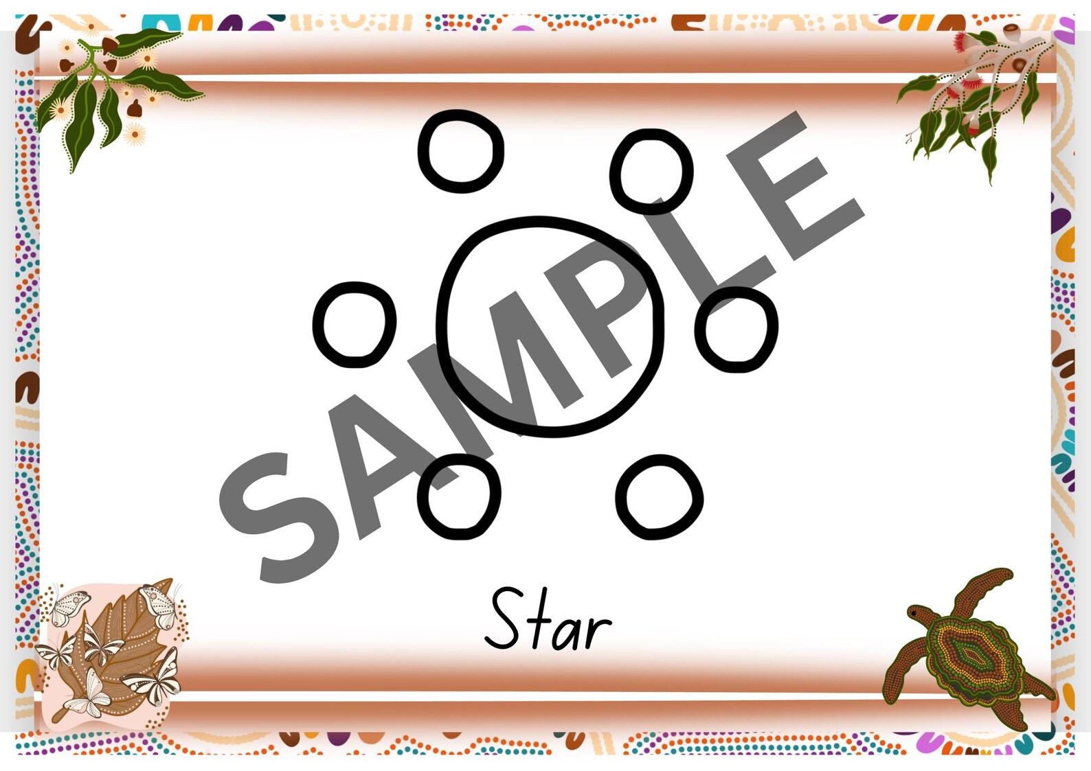 Indigenous Playdough Mats | Aboriginal Symbols Printable | Australian ...