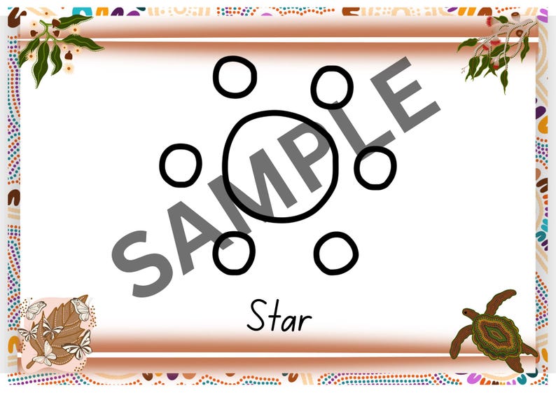 Indigenous Playdough Mats | Aboriginal Symbols Printable | Australian ...