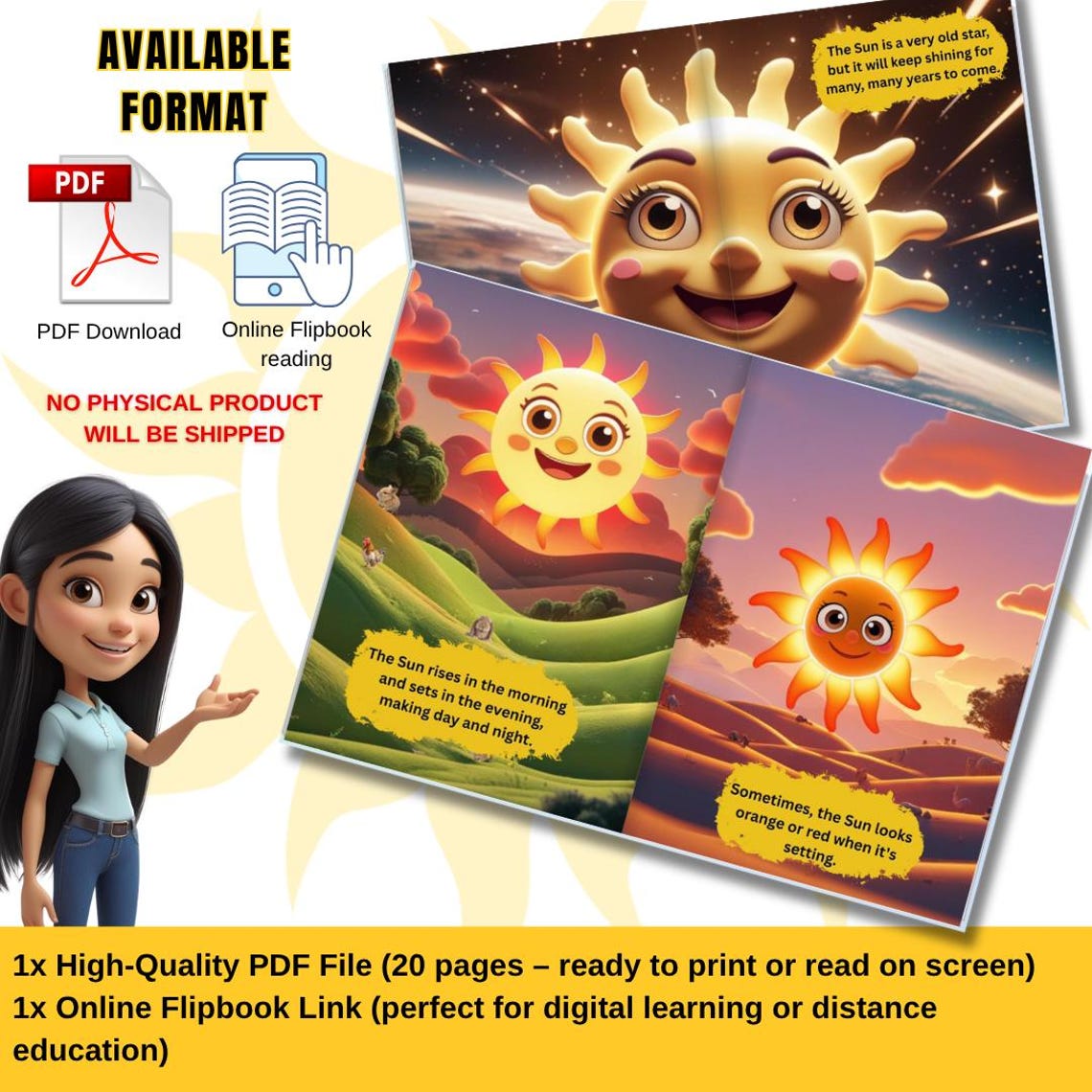 Why is the SUN so SPECIAL? | Educational Kids Storybook | SUN Facts ...