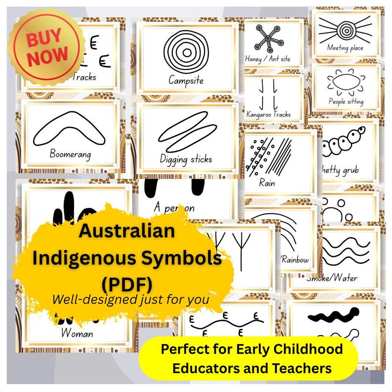 Australian Indigenous Symbols | Aboriginal Printable Symbols | NAIDOC ...