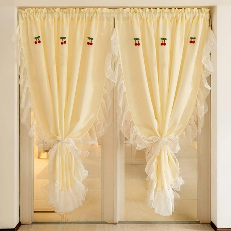 Ruffle Curtain - Etsy
