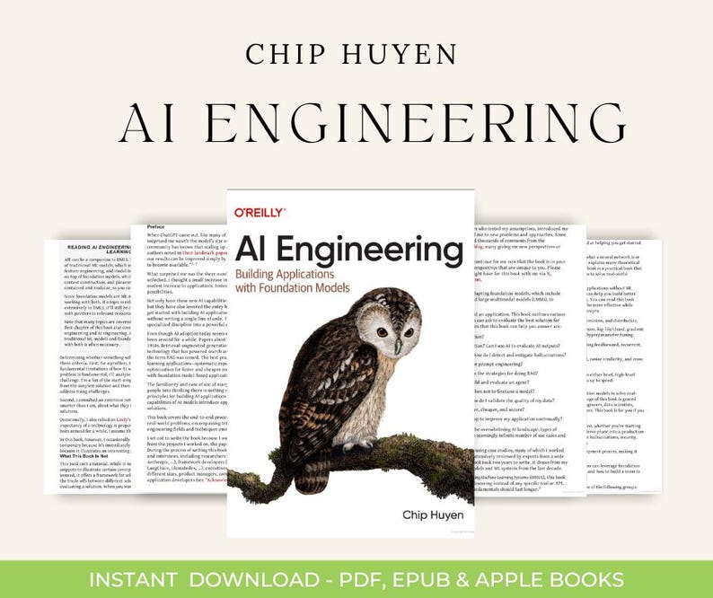 AI Engineering Ebook by Chip Huyen | Mlops & Machine Learning Guide ...