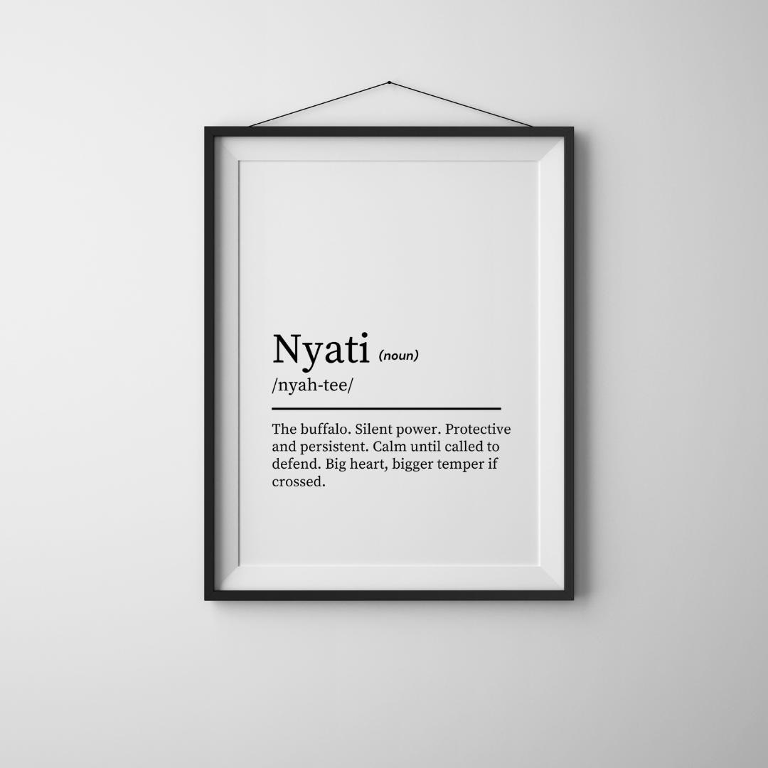 Nyati Wall Art | African Totem Printable | Shona Buffalo Clan Decor ...