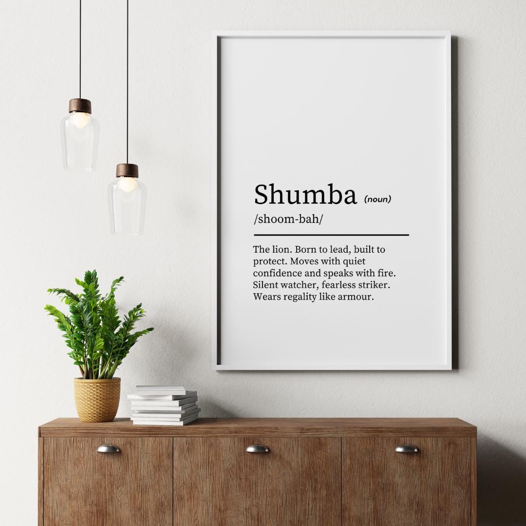 Shumba Wall Art | African Totem Printable | Zimbabwean Clan/ Shona ...