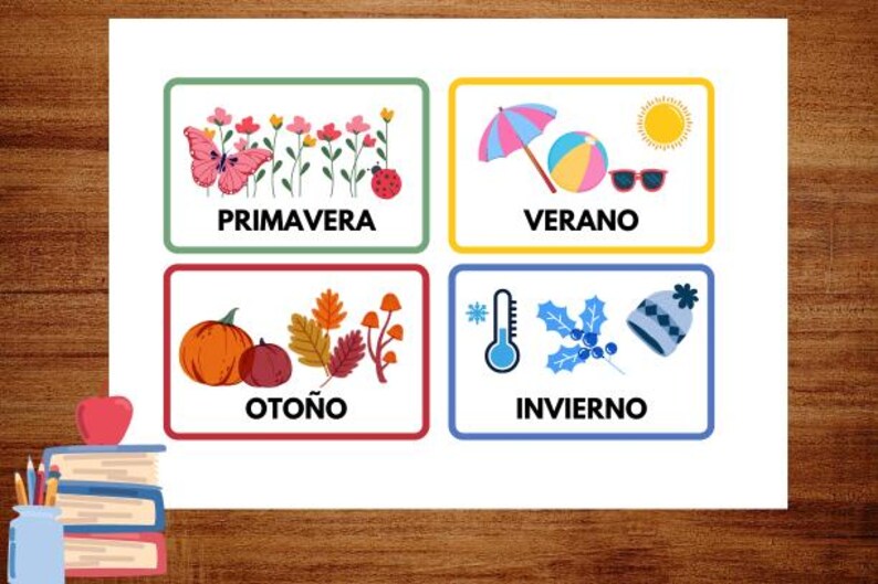 Seasons for Kids - Downloadable Educational Worksheet | Spring, Summer ...