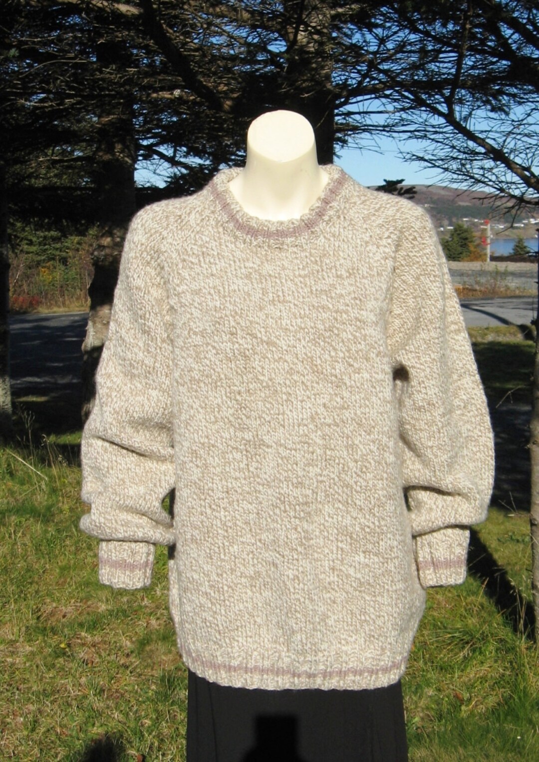 Hand Knit Wool Sweater/men's Wool Sweater/women Wool - Etsy