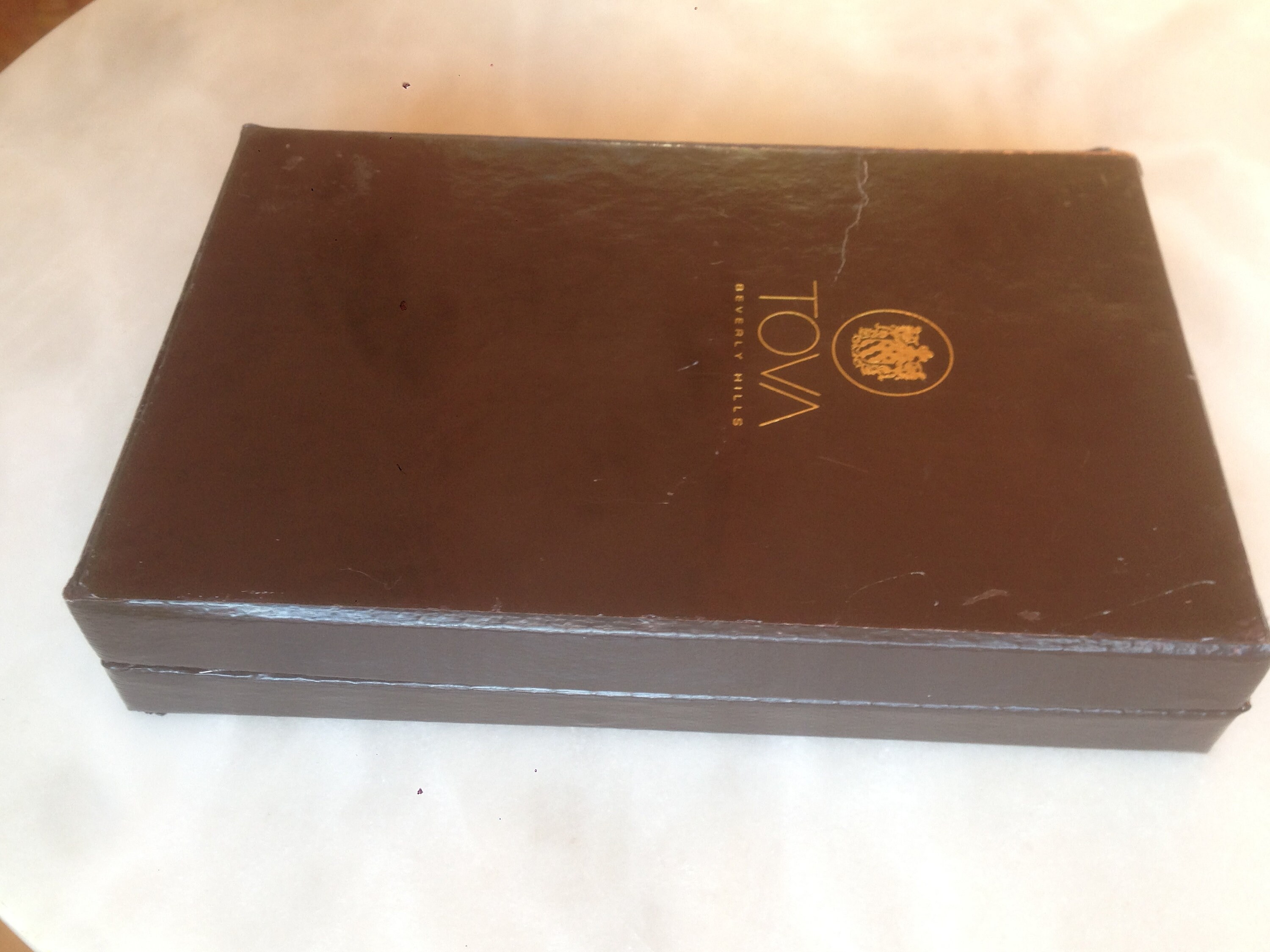 TOVA Beverly Hills Gold Toned Perfume Locket/vintage Powder Compact ...