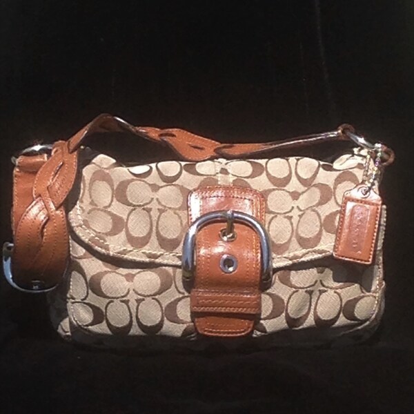 Coach Leather Bag - Etsy