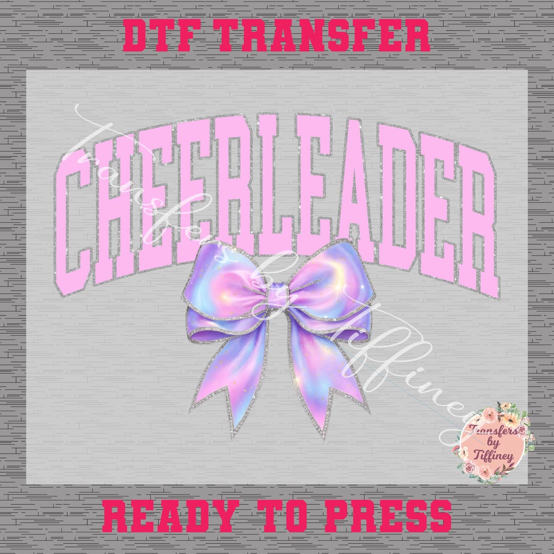 Holographic Cheerleader DTF - Cheerleader, Cheer Prints - Etsy