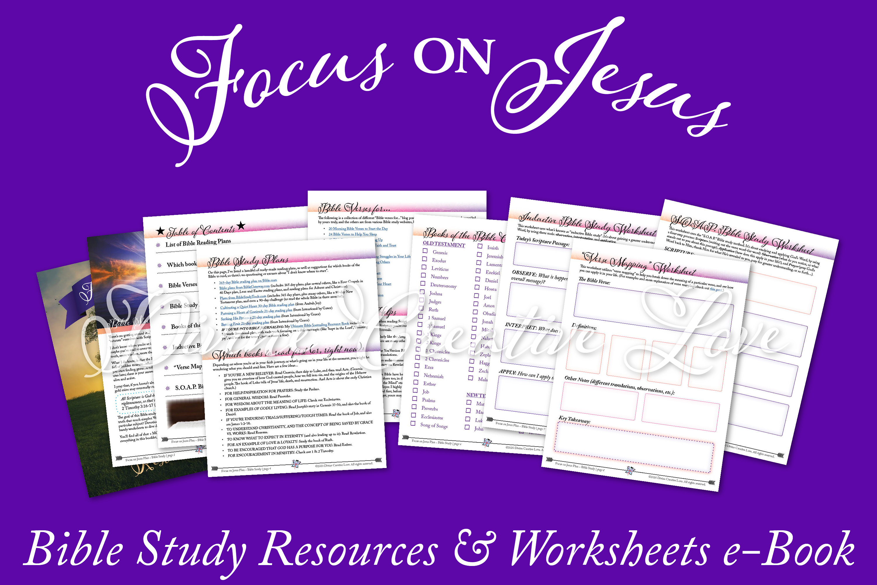 The Focus on Jesus Plan ~ Bible Study, Prayer, Faith Habits and ...