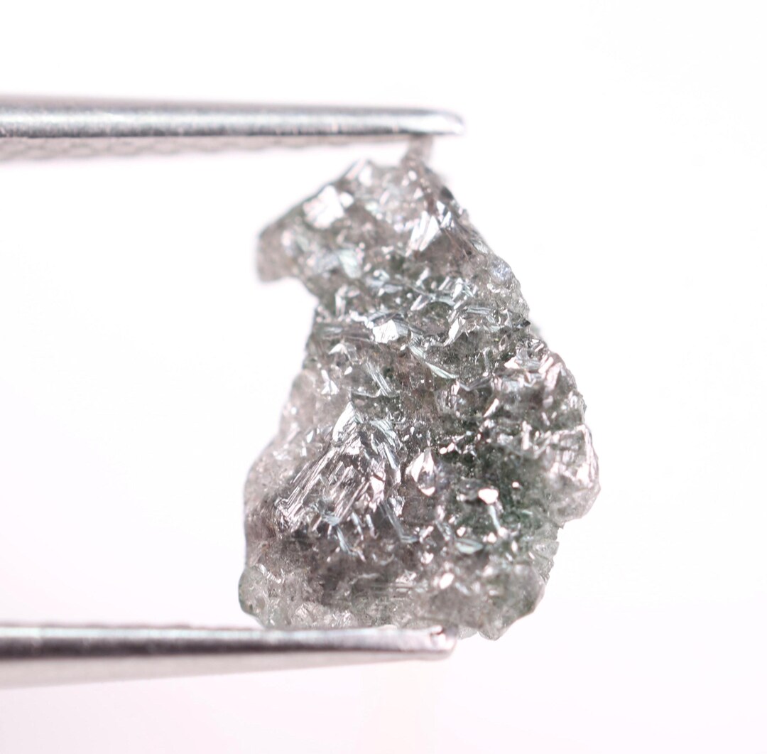 2.16 Ct Natural Grey Rough Diamond, Grey Rough Stone, Raw Uncut Diamond ...