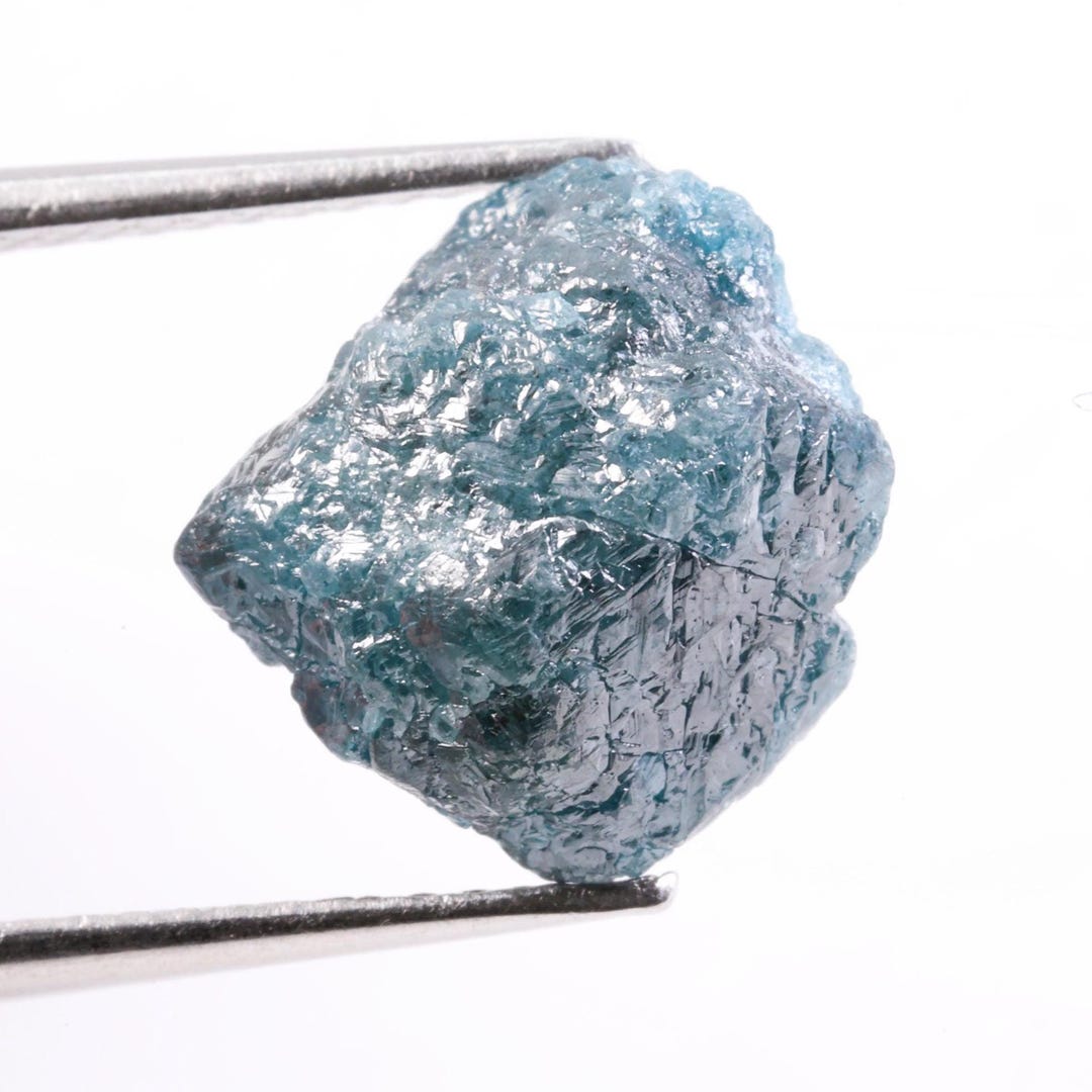 4.47 Ct Real Blue Natural Diamond, Rough Uncut Raw Fancy Loose Diamond ...