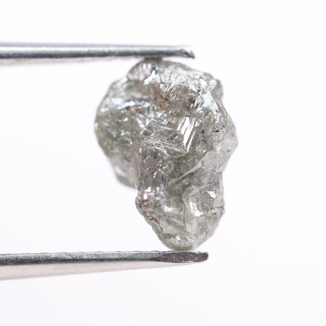 1.33 Ct Grey Rough Diamond, Light Grey Rough Diamond, Raw Diamond ...