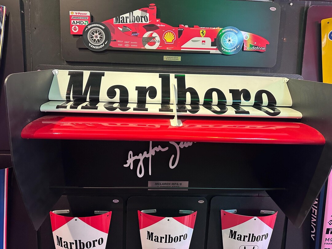 Retro F1 Rear Wing Panel – Mclaren MP4/6 Ayrton Senna | Classic ...
