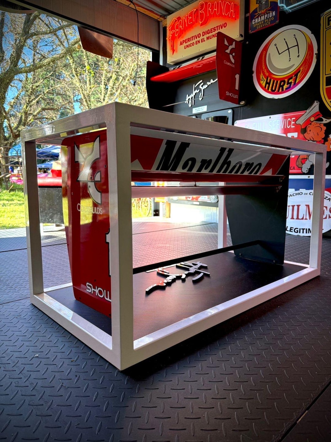 Coffee Table With Ayrton Senna Rear Wing – Exclusive F1 Decoration ...