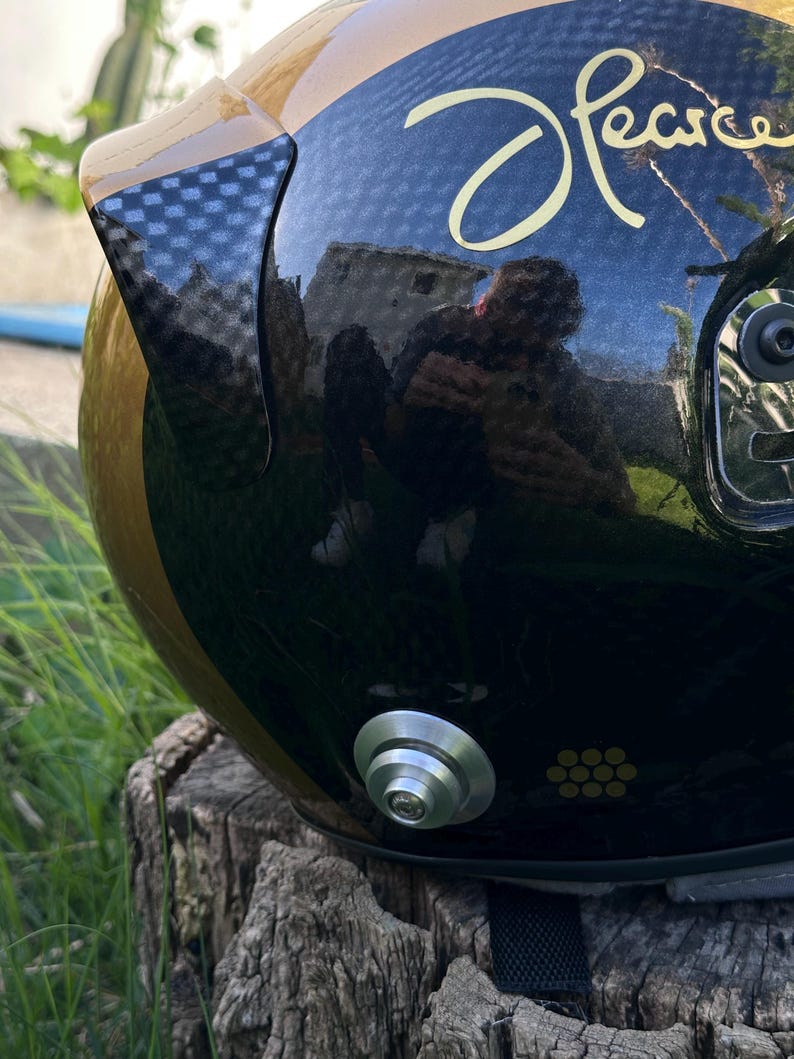 F1 Movie Prop Helmet Replica - Joshua Pearce (damson Idris) Gold ...