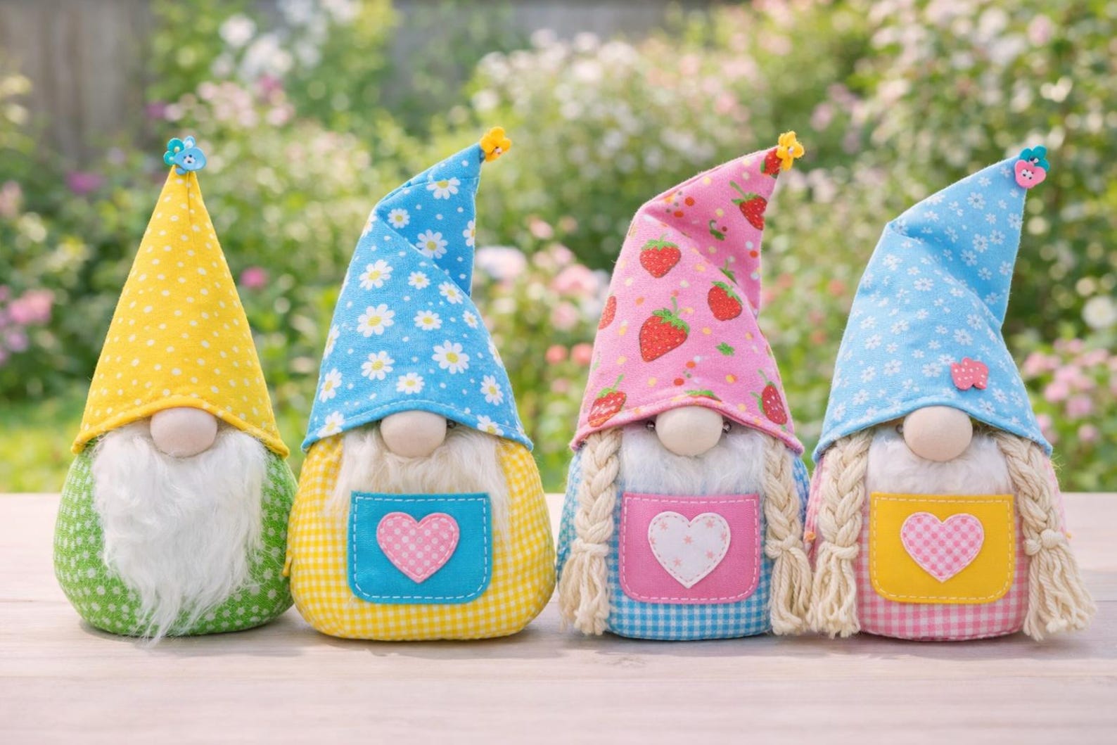 Pip & Pippa Gnome Sewing Pattern PDF | Spring Summer Gnome Pattern ...